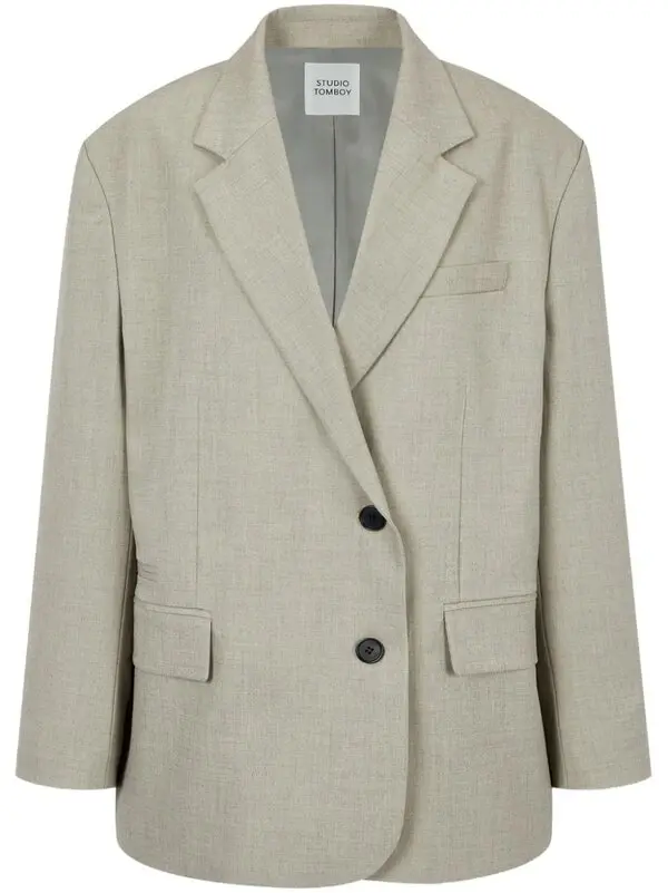 STUDIO TOMBOY Single-breasted Blazer - Neutrals