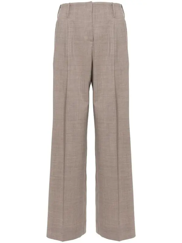 P.a.r.o.s.h Pleated Virgin Wool Trousers