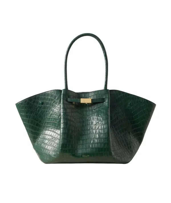 DEMELLIER Croc-effect Leather Tote
