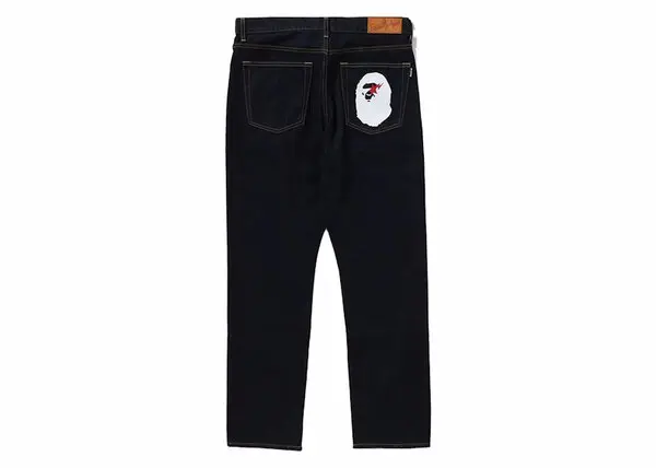 BAPE Sta Ape Head Denim Pants