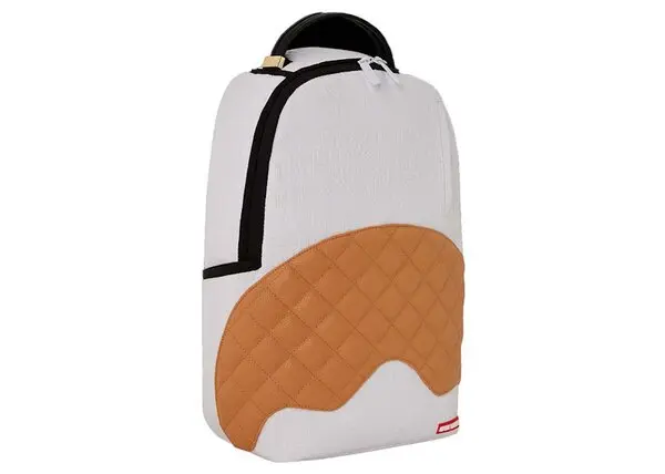 SPRAYGROUND Paris Embossed Dlxsv Backpack - White/brown