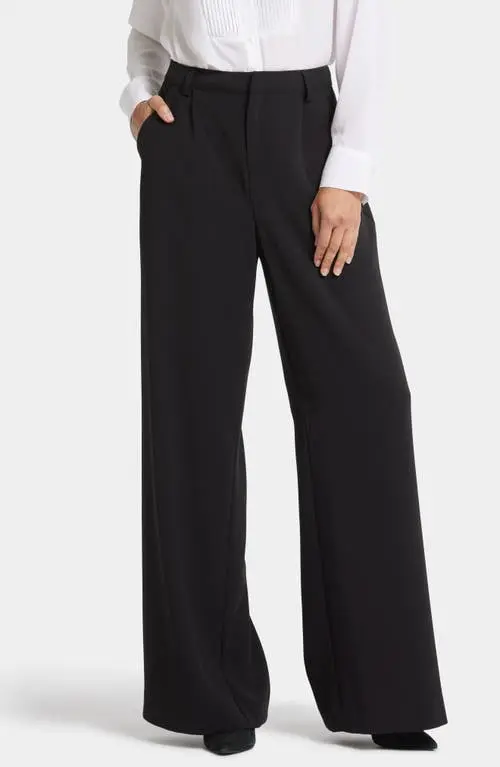NYDJ High Waist Wide Leg Trousers