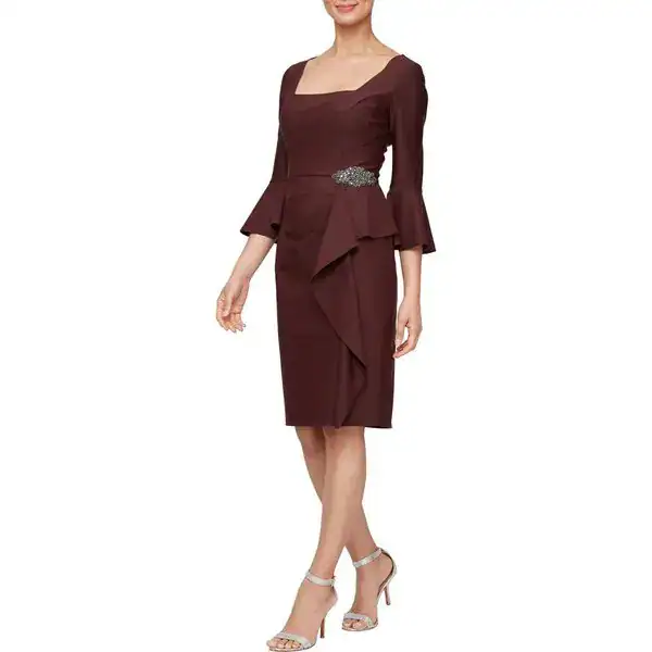 bell sleeve sheath dress alex evenings Alex Evenings main image 0