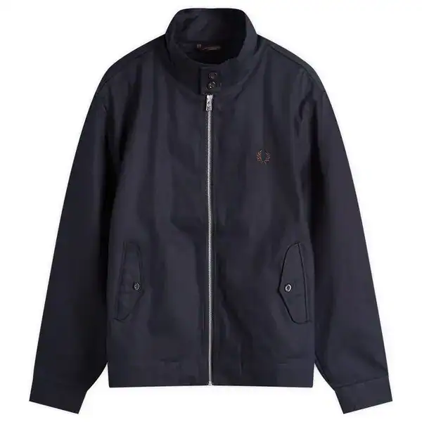 Fred Perry Harrington Jacket In Navy 25% Off Editorialist