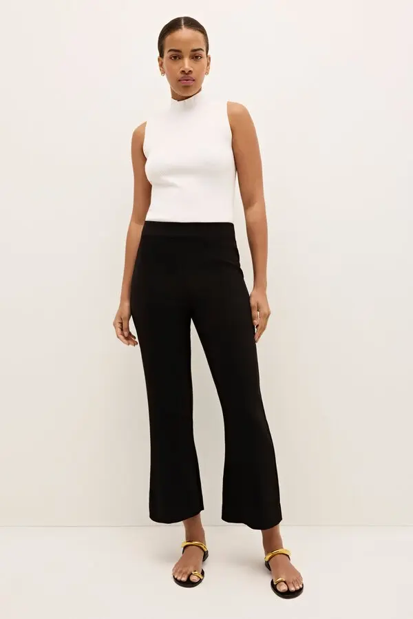 MARIE OLIVER Mia Crop Pant - Black