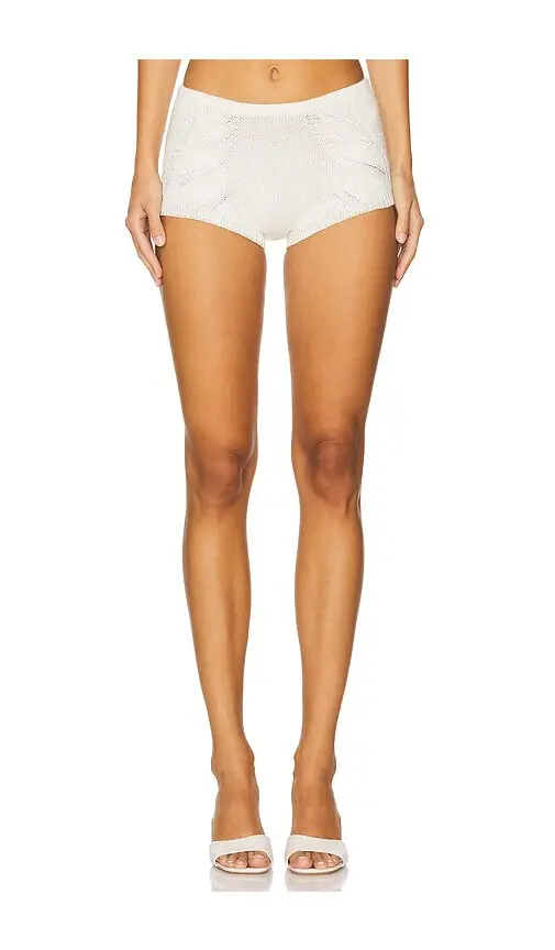 NASTYAMASHA Knitted Mini Shorts