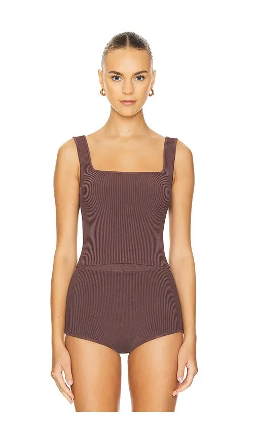 LOVERS AND FRIENDS Limor Tank - Brown