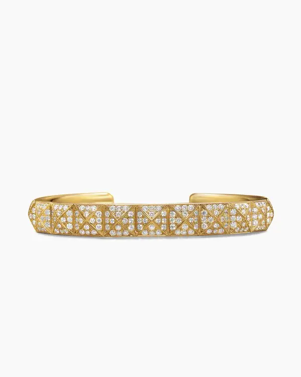 David Yurman Pyramid Cuff Bracelet - Diamond