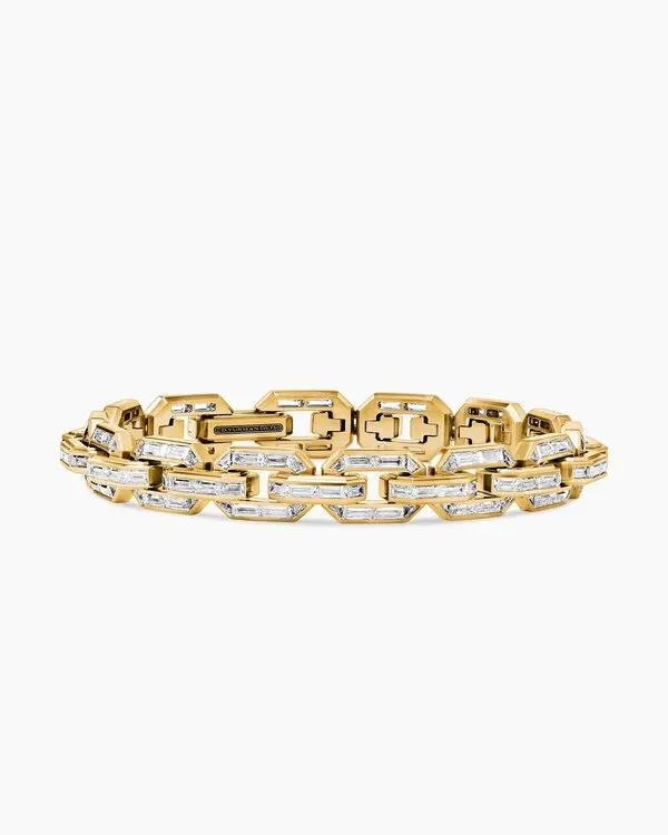 David Yurman Deco Baguette Link Bracelet