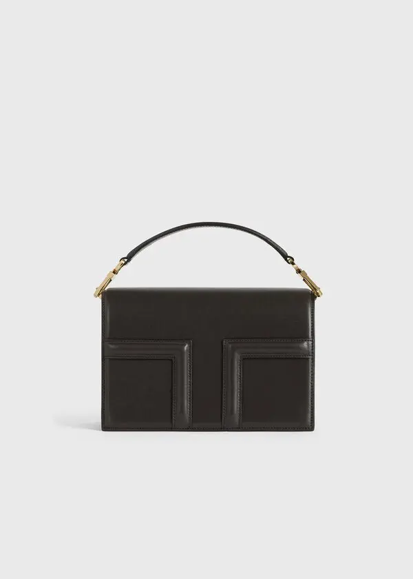 TOTÊME Mini T-flap Leather Bag - Bark