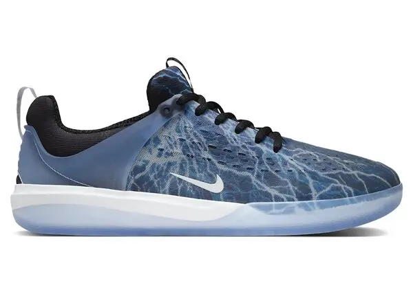 Nike Zoom Nyjah 3 Trouble At Home Sneakers - Black/deep Royal/white