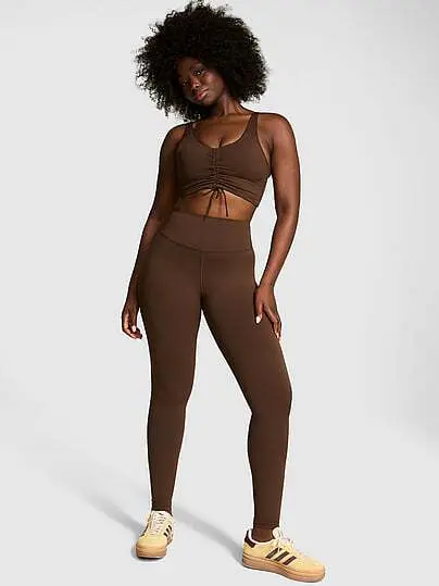 Pink Relay Leggings - Brown