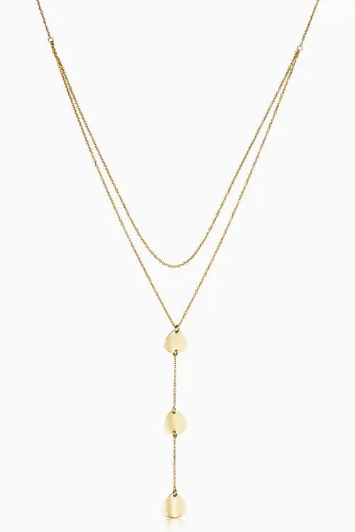 ORADINA 14k Botticelli Drop Necklace