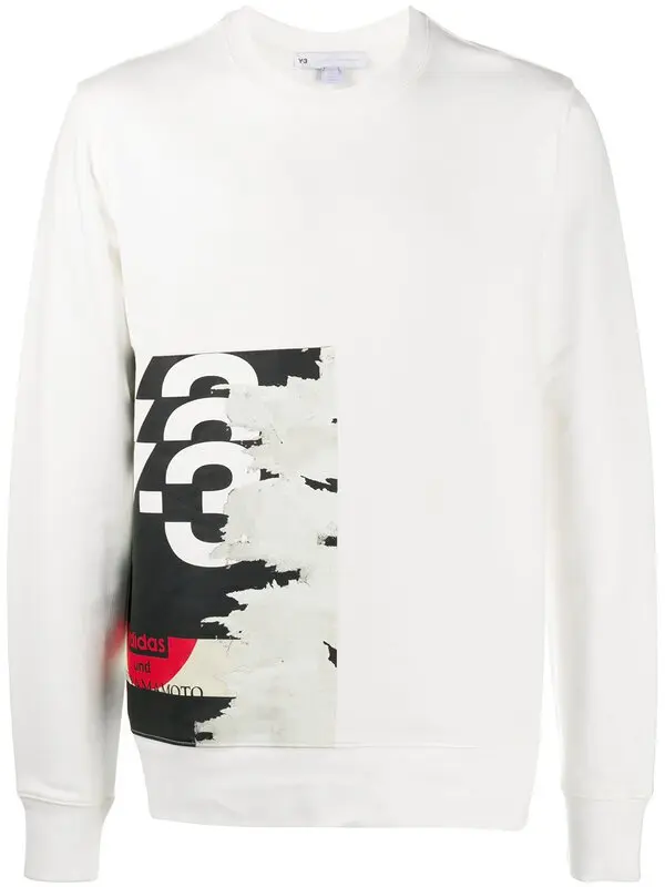 Y3 Graphic-print Long-sleeve T-shirt