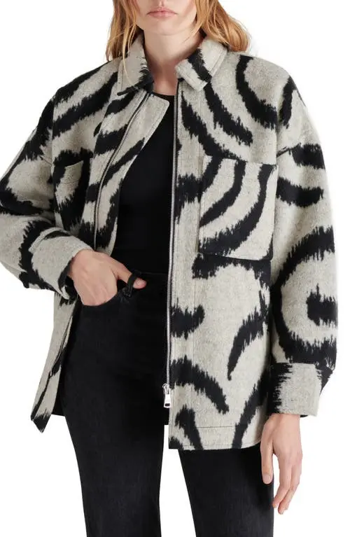Steve Madden Sorrel Brushed Jacquard Jacket