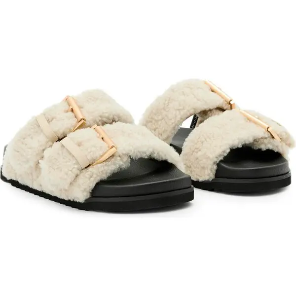 All Saints Sian Genuine Shearling Sandal
