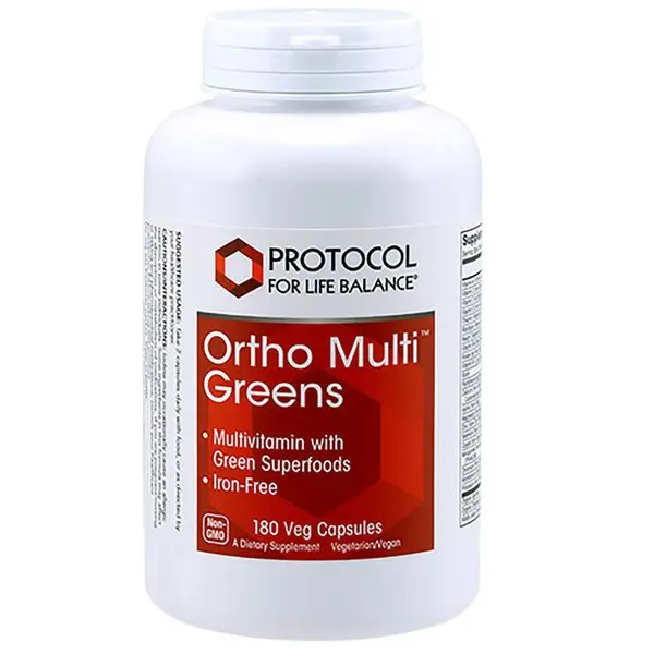 PROTOCOL FOR LIFE BALANCE Protocol Ortho Multi Greens Iron-free 180 Capsules