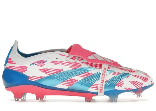 Adidas Predator Elite Foldover Tongue Fg Reemergence Pack - Cloud White/solar Blue/solar Pink
