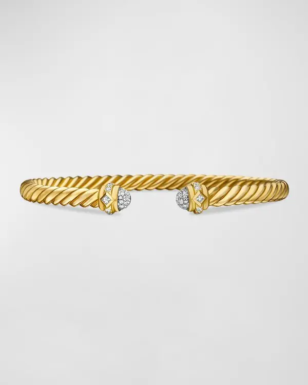 David Yurman 18k Gold Cablespira Bracelet