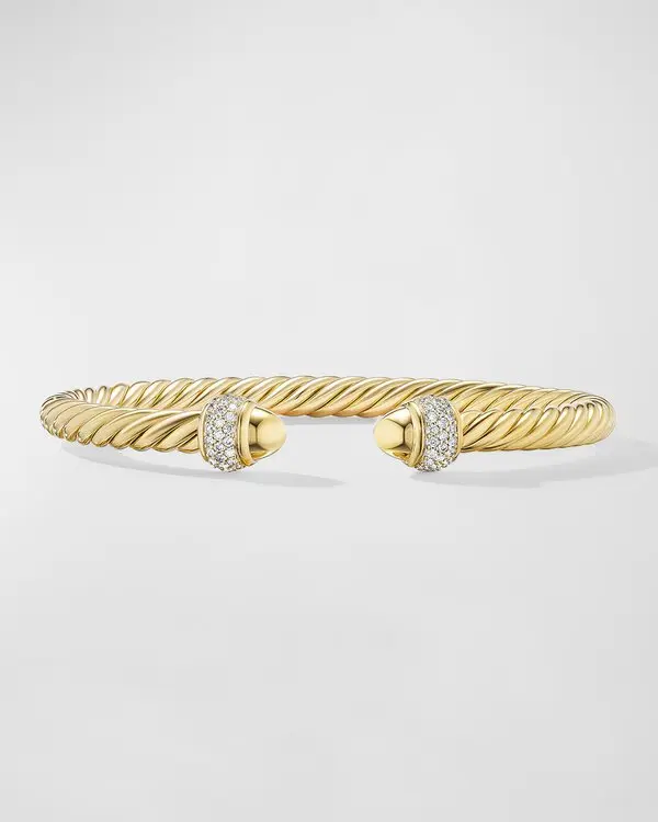 David Yurman Cable Bracelet With Diamonds