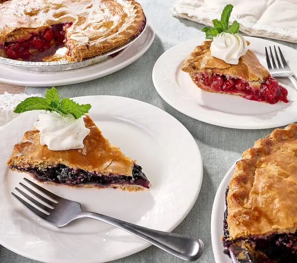 DAVID'S COOKIES Set Of 3 Lb Grande Classic Fruit Pies