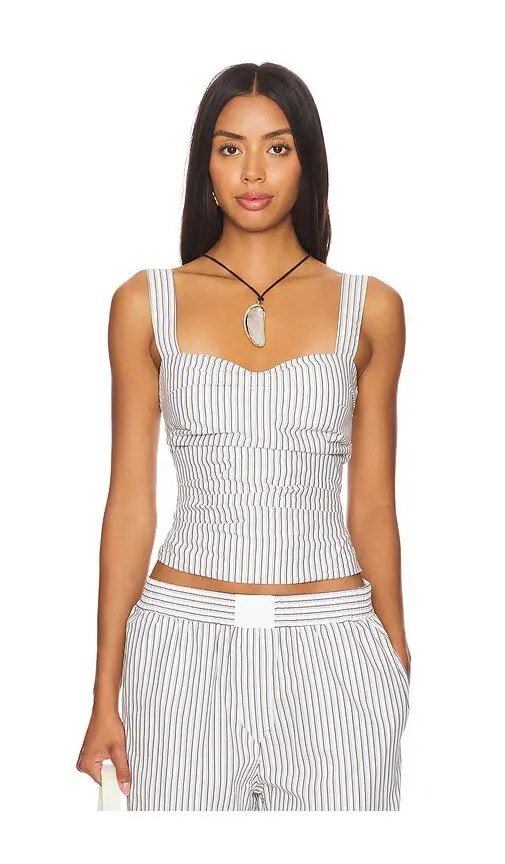 Lioness Cobain Corset - Ivory Multi Stripe