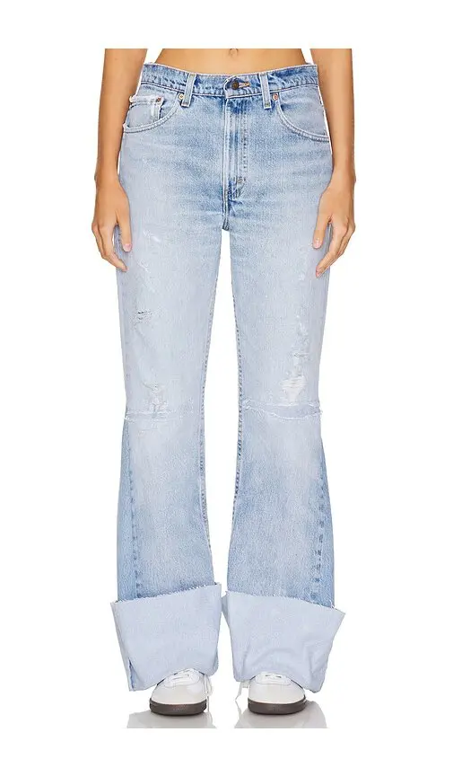 ALIGRACE Ultra Wide Cuff Customs Jeans