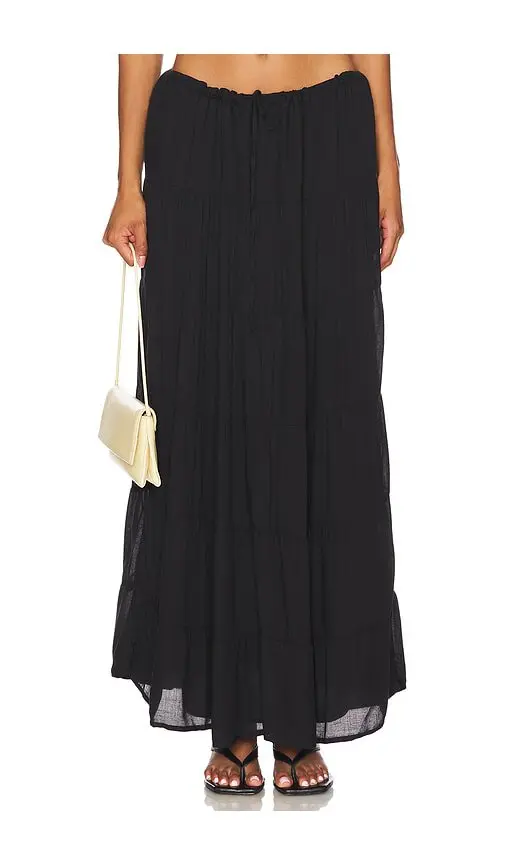 SNDYS Ophelia Maxi Skirt - Black