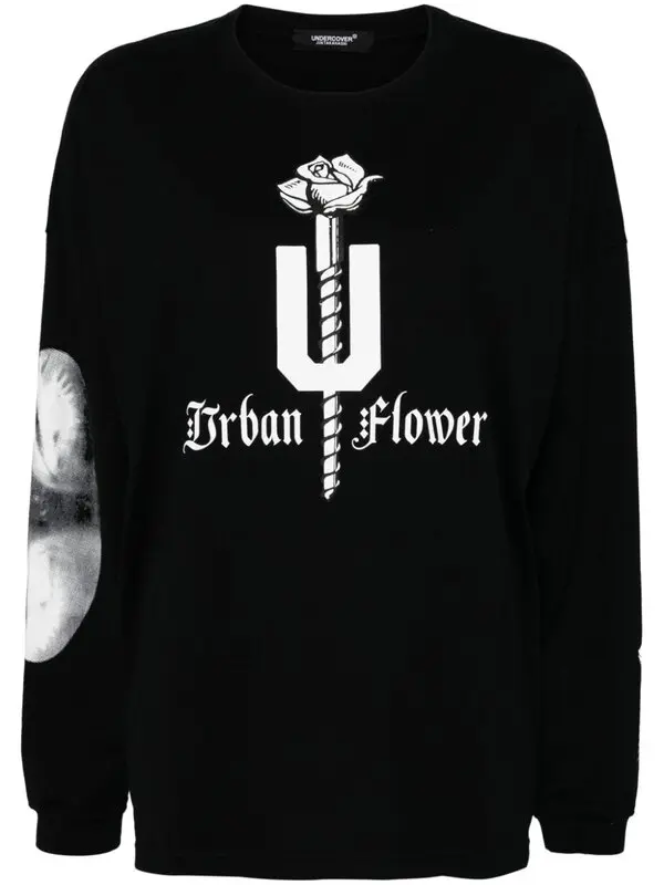UNDERCOVERISM Graphic-print Long-sleeved T-shirt