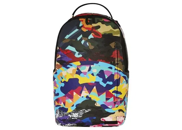 SPRAYGROUND Sliced And Diced Camo Backpack - Multi Camo