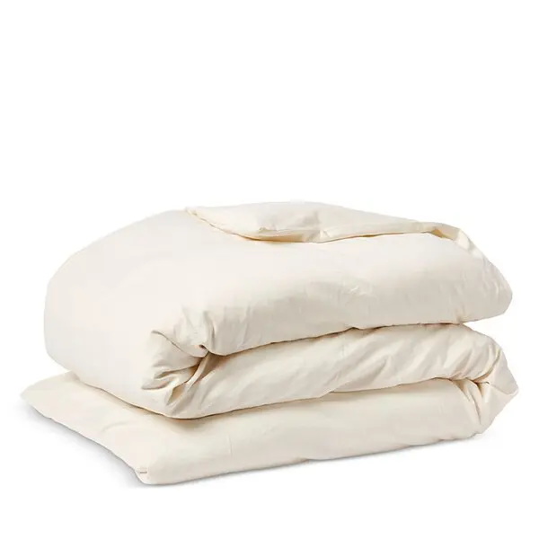 COYUCHI Cloud Soft Sateen Duvet Cover, Full/queen - Undyed
