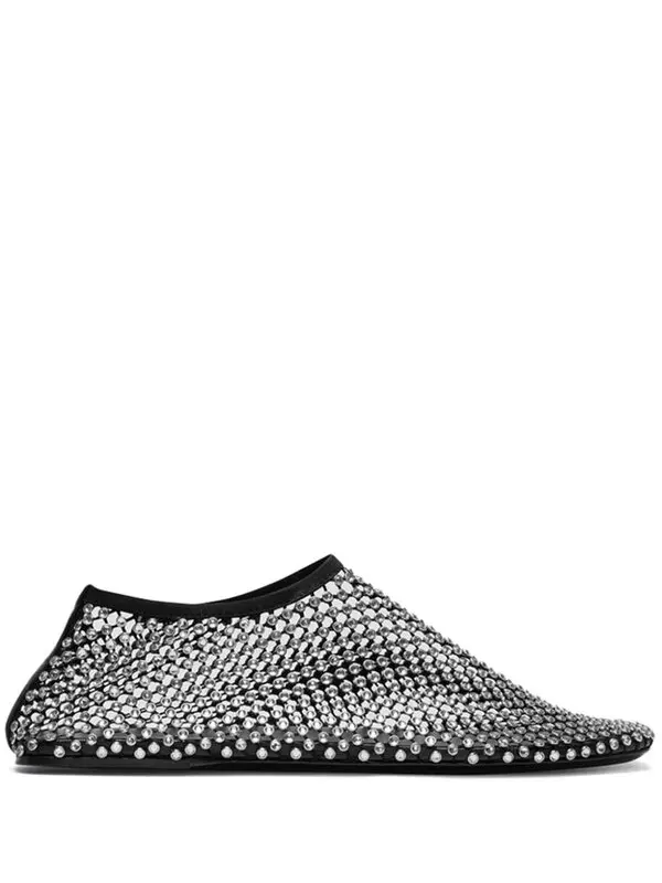 Christopher Esber Minette Crystal Ballerina Shoes