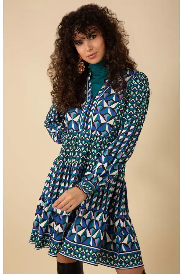 Hale Bob Addilyn Jersey Mini Dress - Multicolor