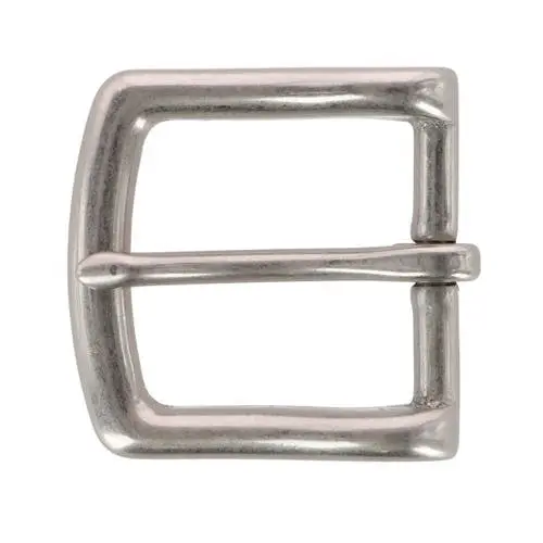Trafalgar 32mm Brushed Nickel Single Prong Buckle - Silver