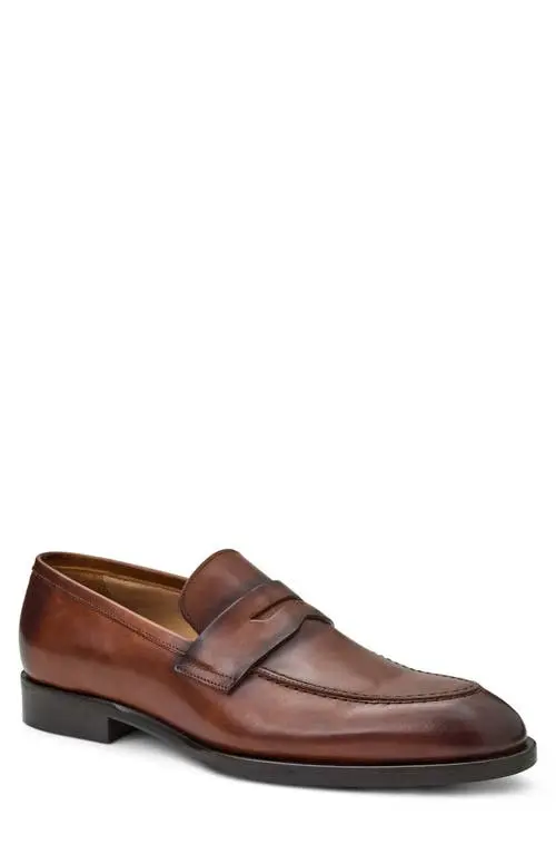 Bruno Magli Payton Leather Loafer - Cognac
