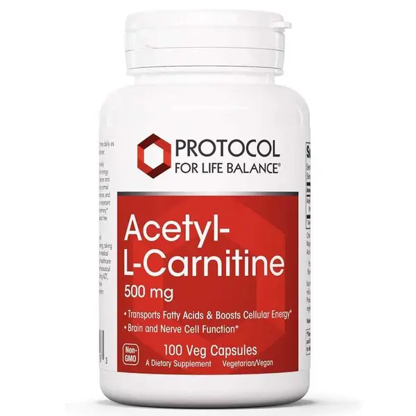 PROTOCOL FOR LIFE BALANCE Protocol Acetyl-l-carnitine 500mg 100 Capsules