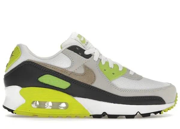 Nike Air Max 90 Sneakers - White/cyber/dark Smoke Grey