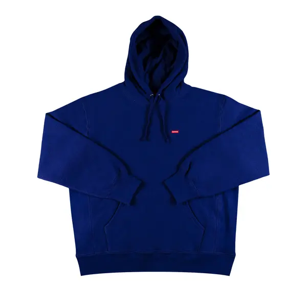 Supreme Small Box Hooded Sweatshirt - Blue