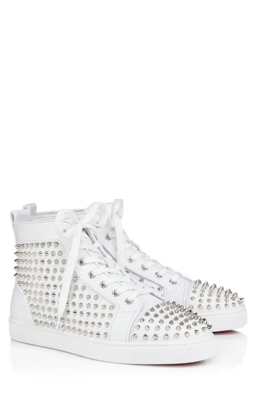 CHRISTIAN LOUBOUTIN Louis Allover Spikes High-top Sneakers