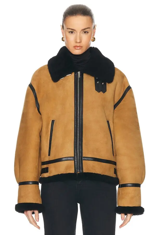 Nour Hammour Portia Fur Jacket