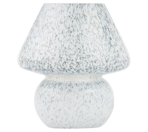 RIVER OF GOODS 8.75' Handblown Glass Mushroom Accent Lamp