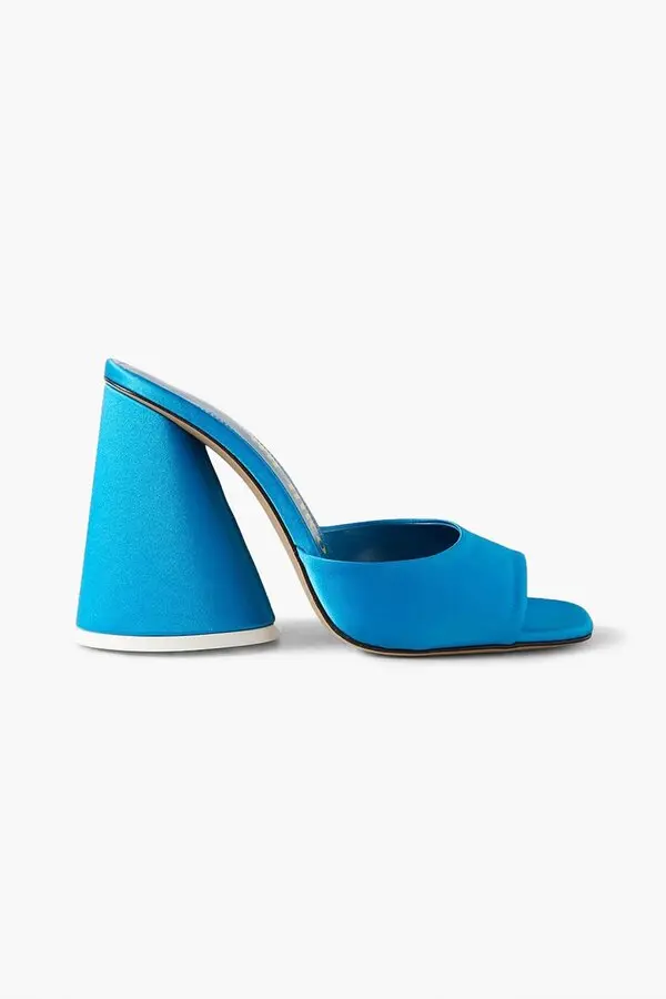 Attico Luz Satin Mules