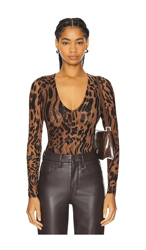Good American Mesh Bodysuit