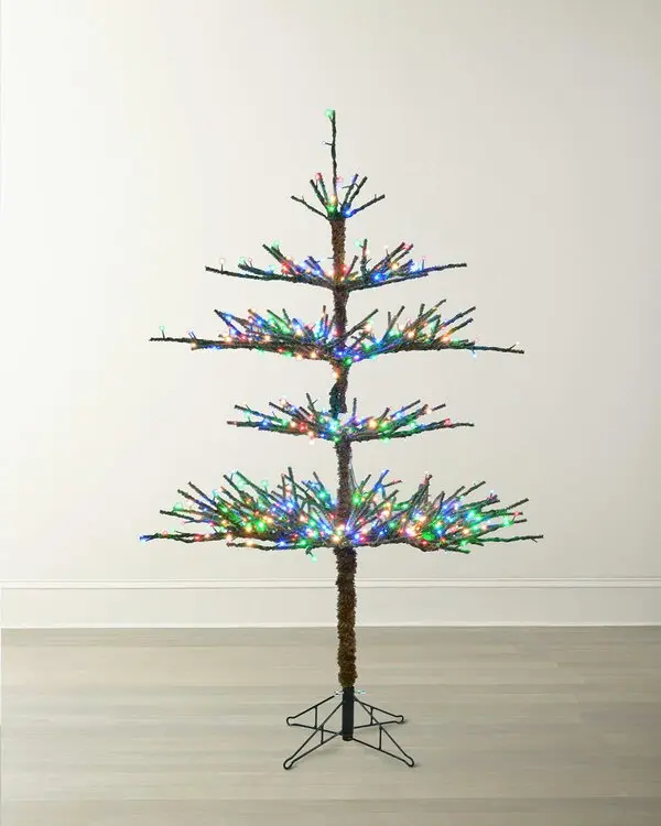 WINWARD HOME Twig Pine Pre-lit Led Christmas Tree, 5