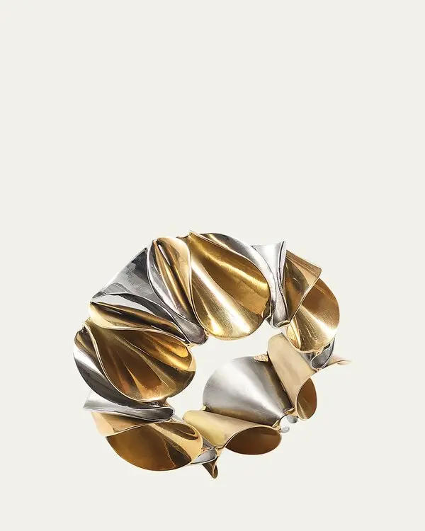 KIM SEYBERT Enigma Napkin Ring - Gold/silver