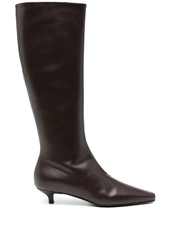 TOTÊME 35mm The Slim Knee-high Boots - Brown