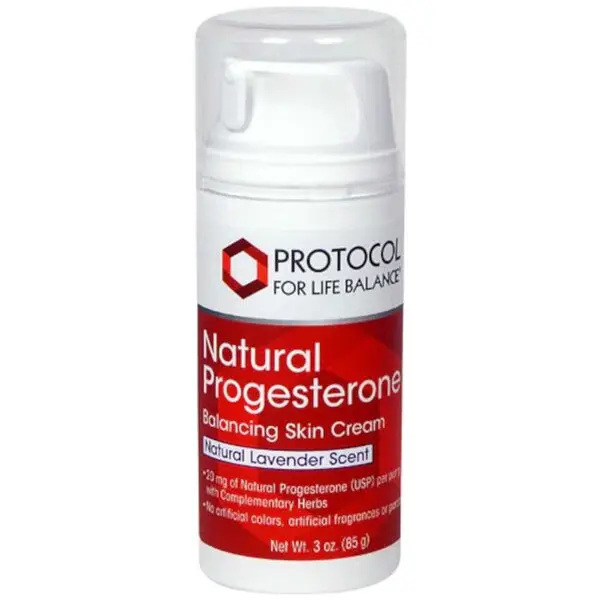 PROTOCOL FOR LIFE BALANCE Protocol Progesterone Cream With Lavender 3 Ounces