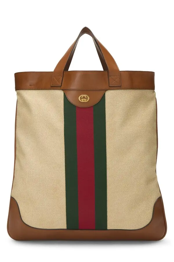 Gucci Canvas Vintage Tote Small