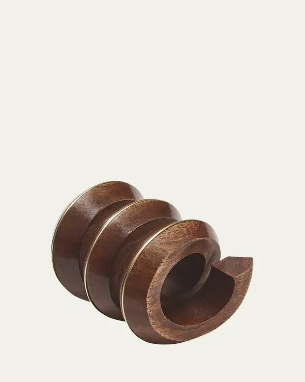 KIM SEYBERT Tendril Napkin Ring - Browngold