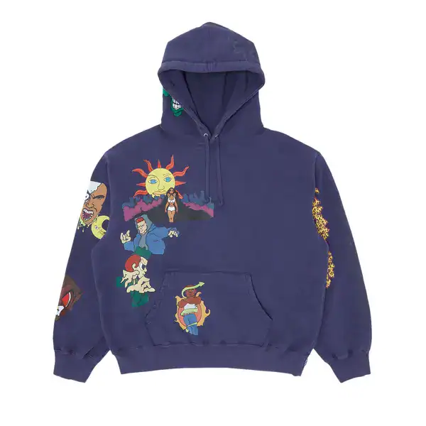 Supreme Sunrise Hooded Sweatshirt - Blue | Editorialist